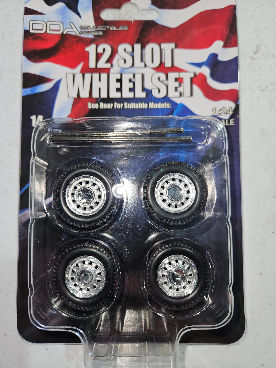 DDA 1/24 12 slot wheels and tyres – Kits N Krafts