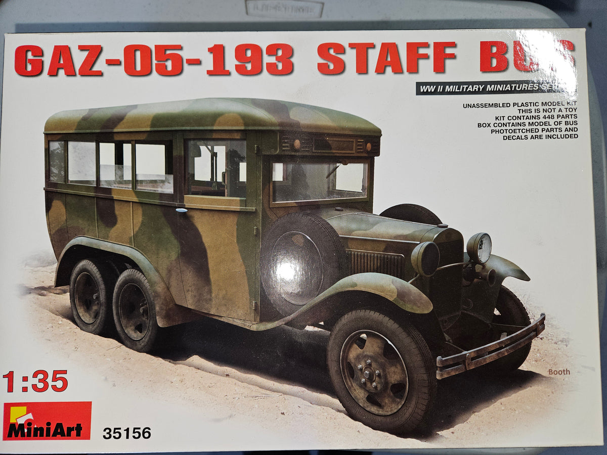 Miniart 1/35 Gaz staff bus – Kits N Krafts
